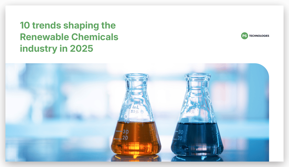 [eBook] Renewable Chemicals trends for 2025 | P6 Technologies